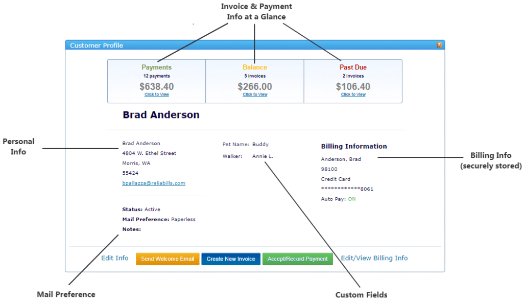Customer Data Management - Invoicing Software | ReliaBills