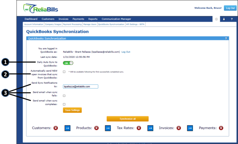 QuickBooks Two-Way Sync | ReliaBills