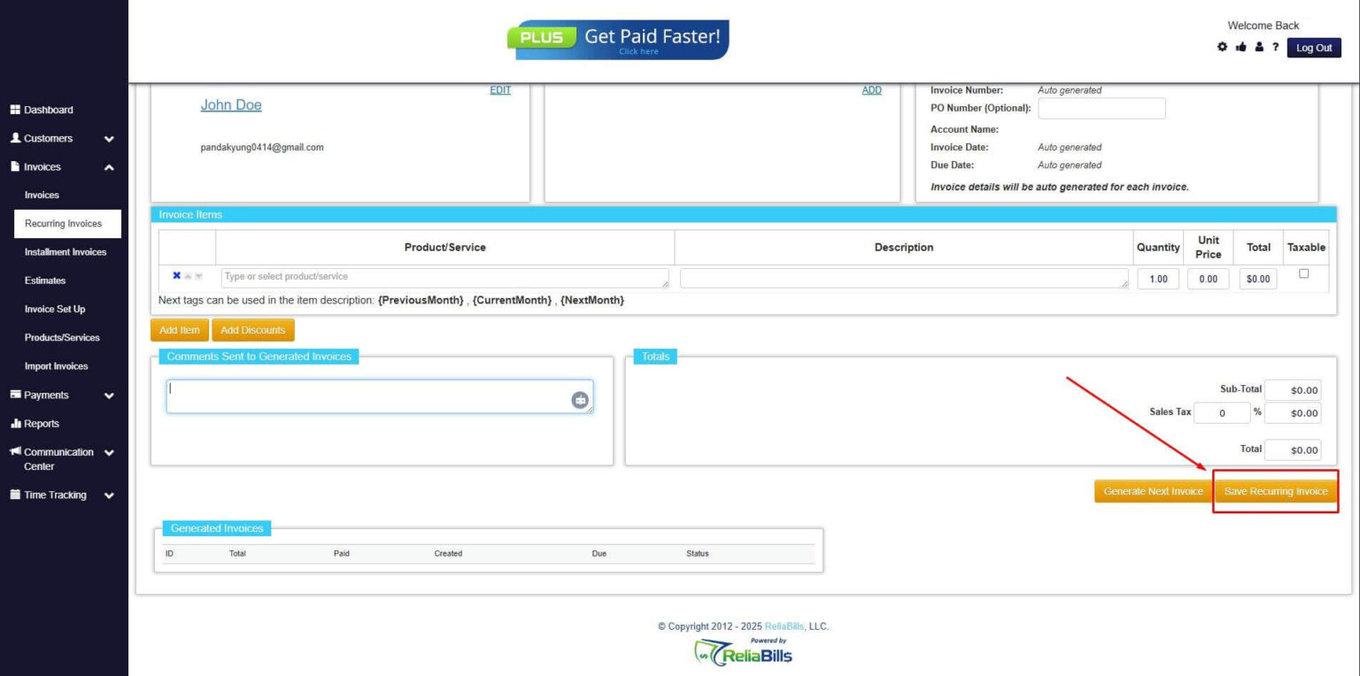 Business Invoicing Checklist: How to Fill Out an Invoice | ReliaBills