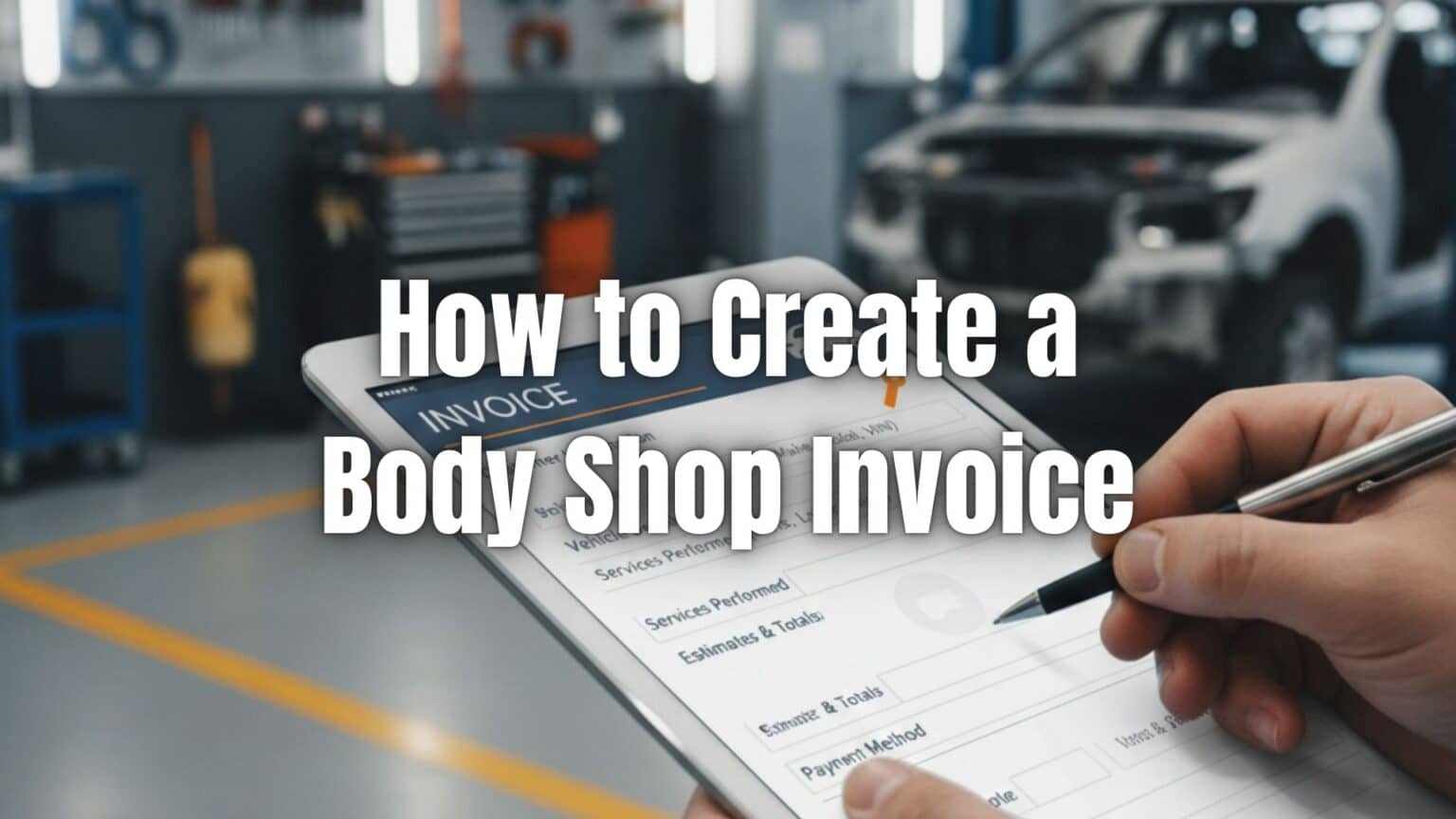How to Create a Body Shop Invoice: Complete Guide | ReliaBills