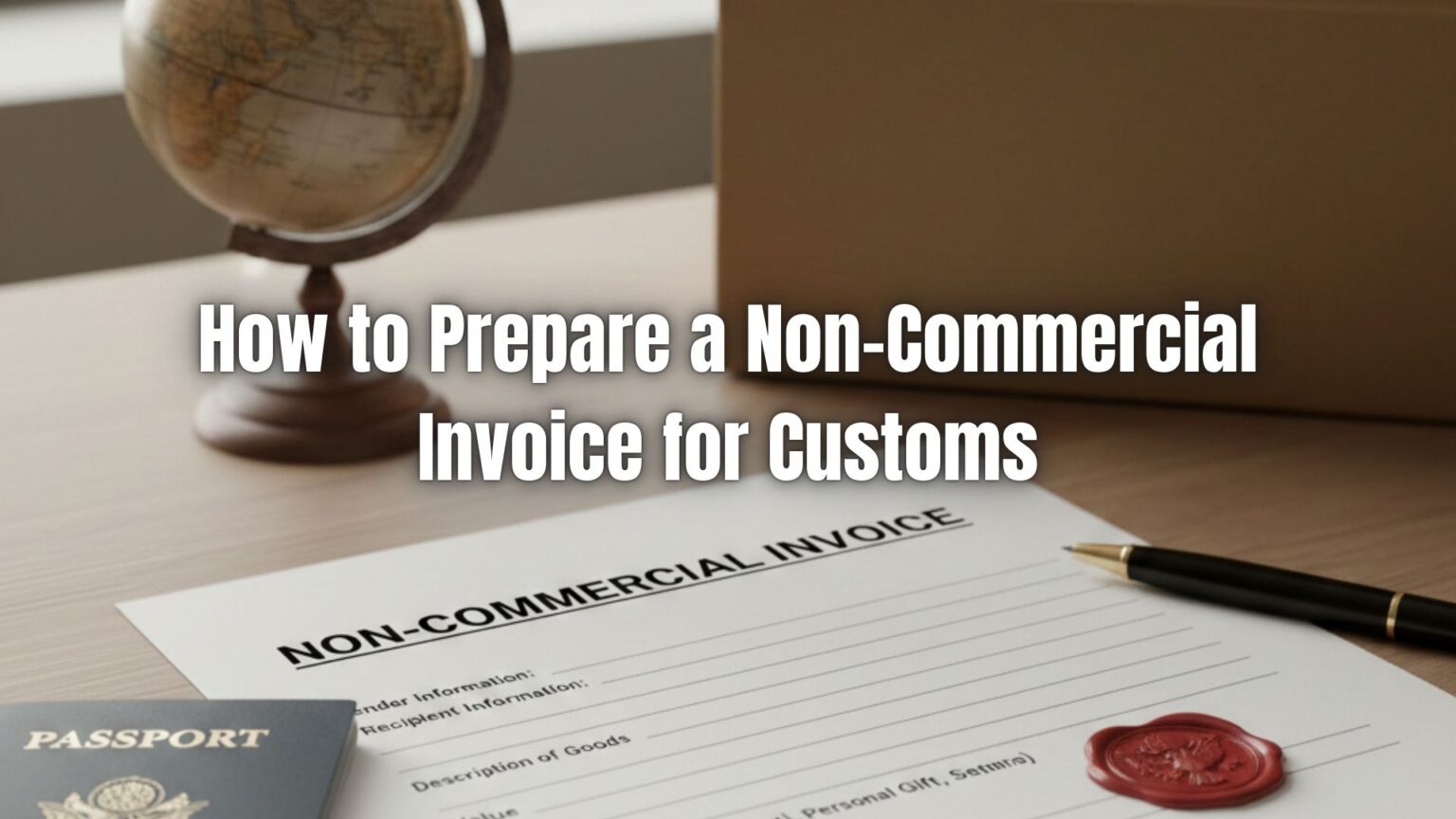 How to Prepare a Non-Commercial Invoice for Customs | ReliaBills