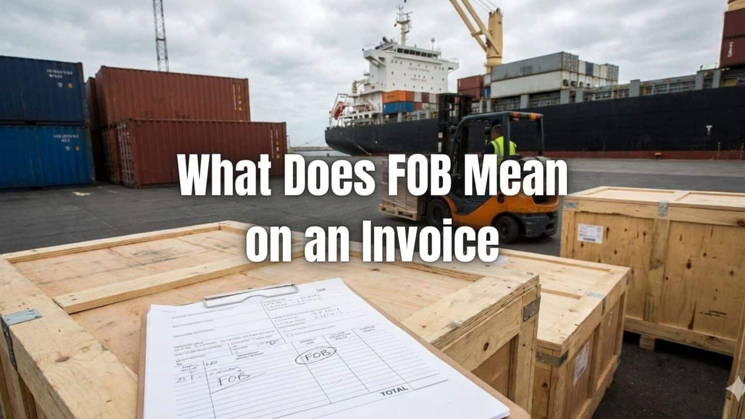 What Does FOB Mean on an Invoice? | ReliaBills