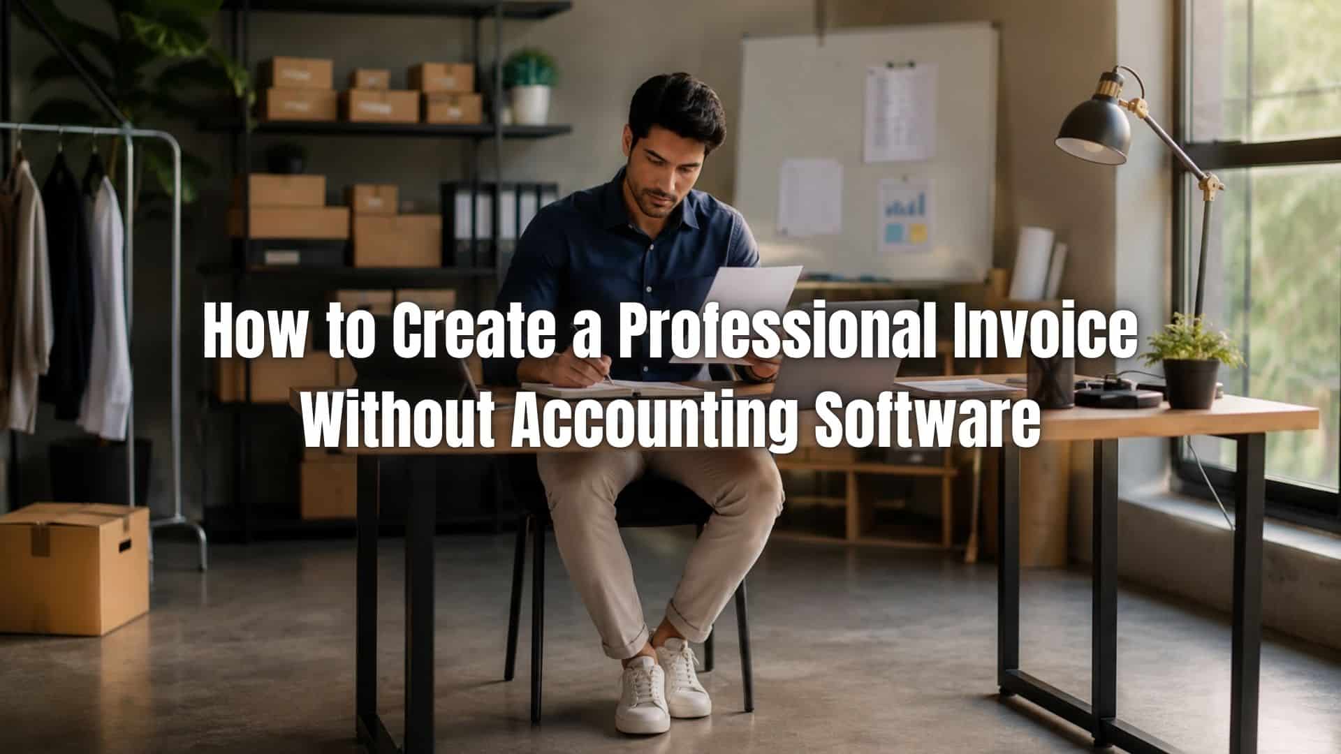 How to Create an Invoice Without Software | ReliaBills